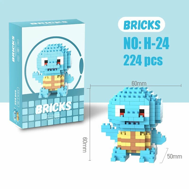 Лего-конструктор Pokemon Squirtle, 224 детали, H24