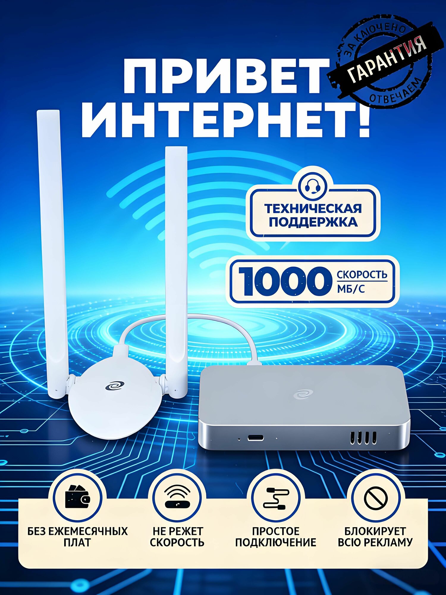Роутер DPN Deeper Connect Mini Set, 1000 Мбит/с