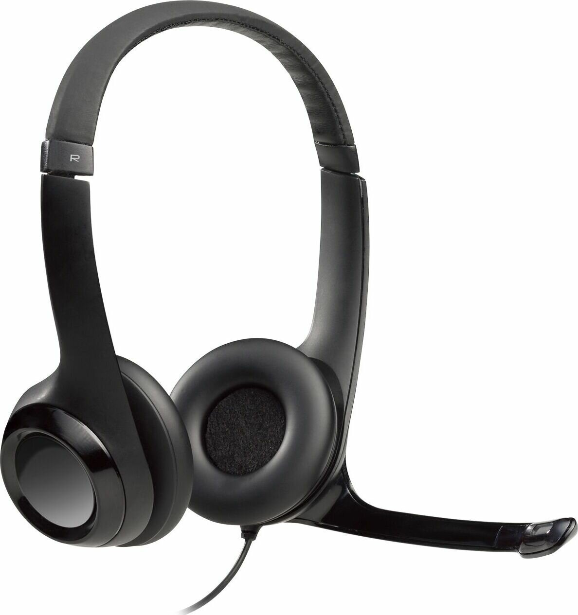 Logitech H390 Stereo Headset USB Игровые проводные наушники, с микрофоном, черные