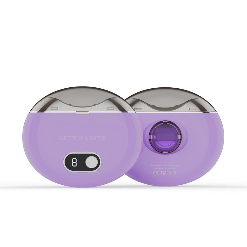 Кросс-бордерная электрическая машинка для стрижки ногтей, высококачественная, ультра-тихая, с подсветкой, для ухода за ногтями взрослых, перезаряжаемая пилка для ногтей, автоматическая машинка для стрижки ногтей