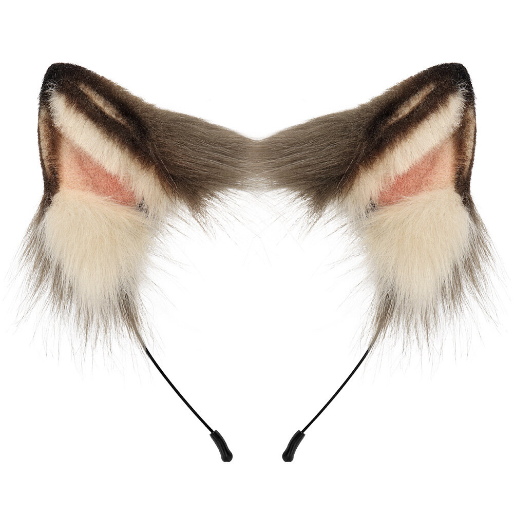 Симулированные сиамские уши, черная кошка, головная повязка с ушками, плюшевый хвост животного, набор для котенка, реквизит для косплея, аксессуары для комиксов и выставок
