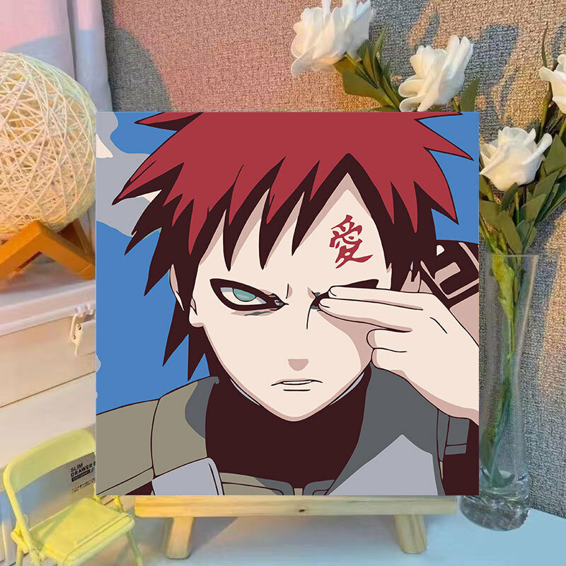 Bungo Stray Dogs Осаму Дадзай DIY Цифровая масляная живопись Раскраска ручной работы Накахара Чуя Аниме товары Акриловая живопись