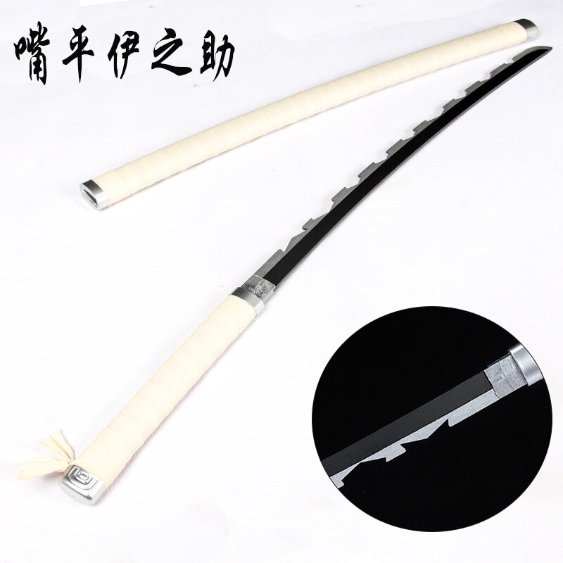 Меч для косплея Demon Slayer, оружие Камадо Танджиро, Зеницу, Иноске, бабочка, ниндзя, детский бамбуковый деревянный неострый меч
