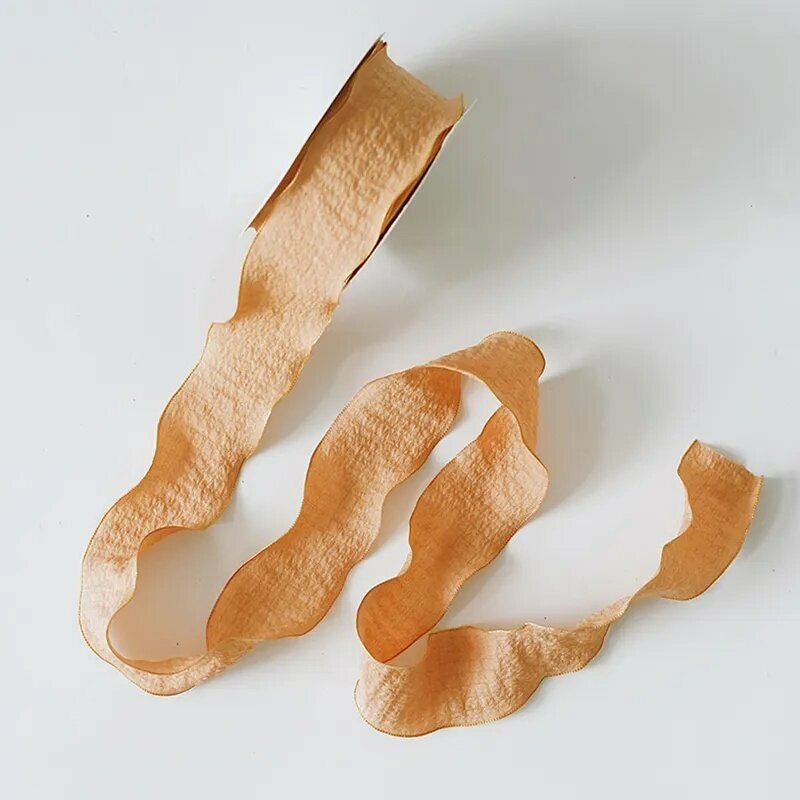 Ленты из пряжи "рыбий хвост", Ширина 2,5 см,10 ярдов