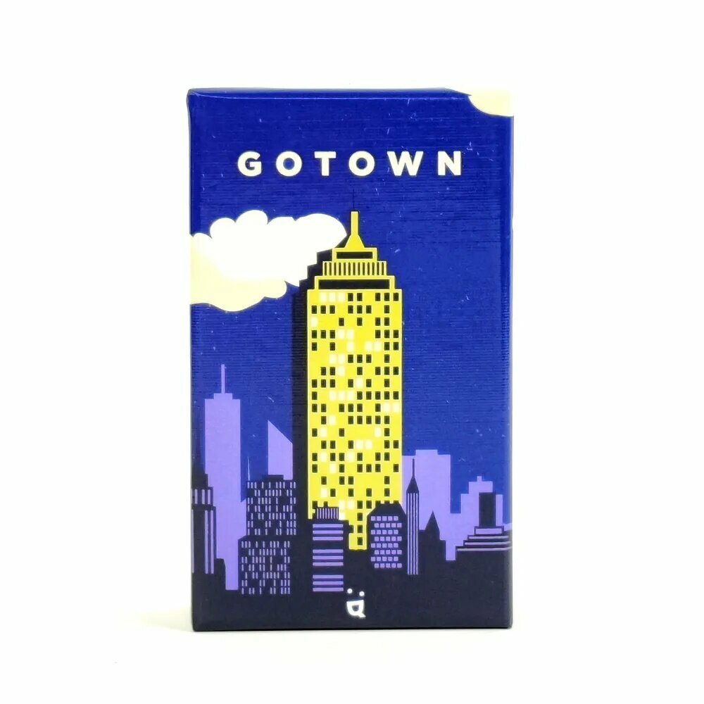 Настольная игра GoTown: Карточная игра о недвижимости и соперничестве для 2-4 человек (20 мин)