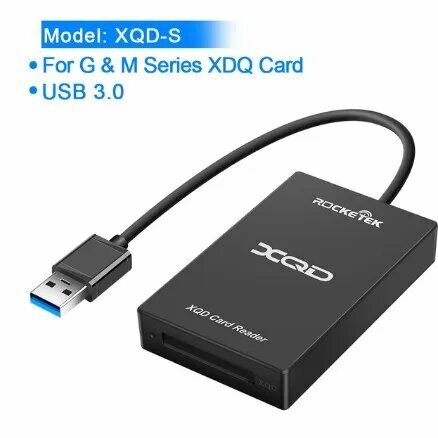 Rocketek USB 3.0 XQD кардридер для карт Sony XQD USBA XQD Card reader