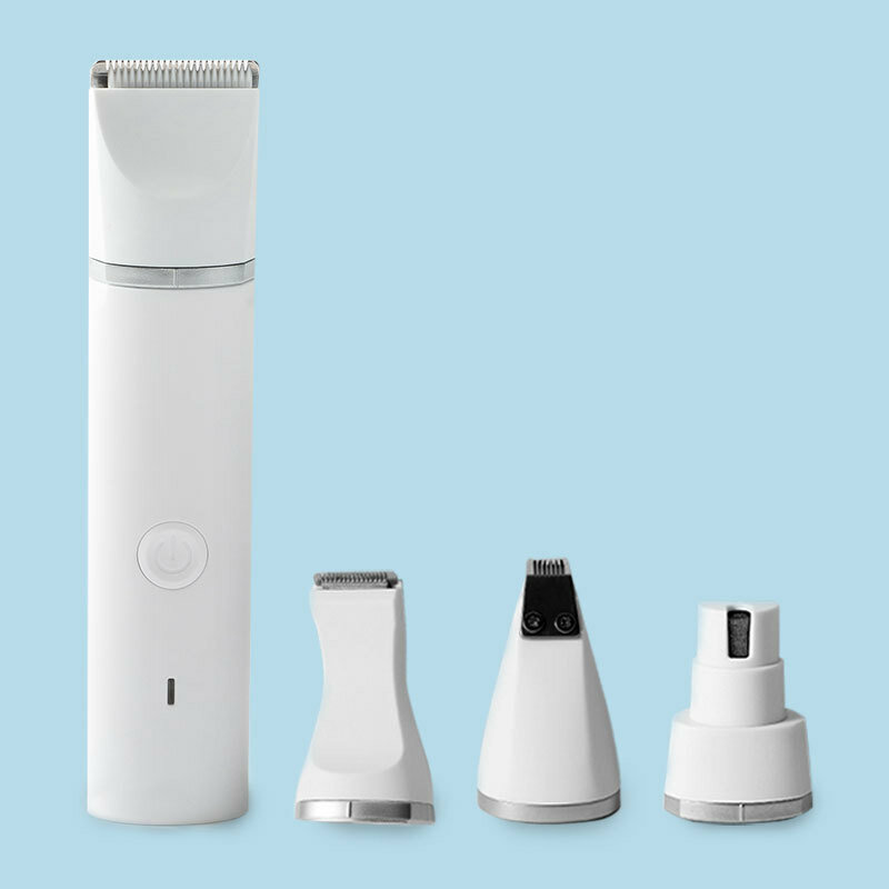 Триммер для шерсти домашних животных, электрическая машинка для стрижки собак, машинка для стрижки кошек, низкий уровень шума, удаление шерсти с лап, перезаряжаемая электрическая машинка для стрижки