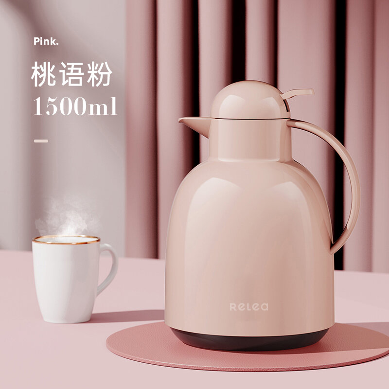 Изолированный чайник большой емкости, термос для горячей воды, домашний термос, свадебный набор из двух чайников, термос для кипящей воды