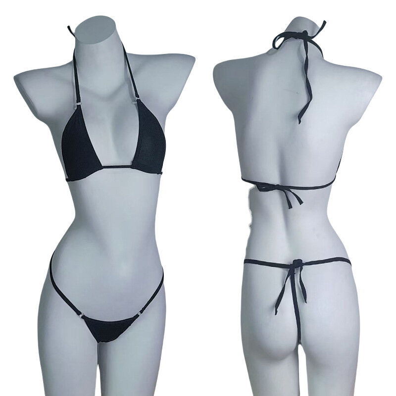 Сексуальный кружевной боди с открытой промежностью, прозрачный дизайн, обнажающий грудь, комплект из трех частей. 12