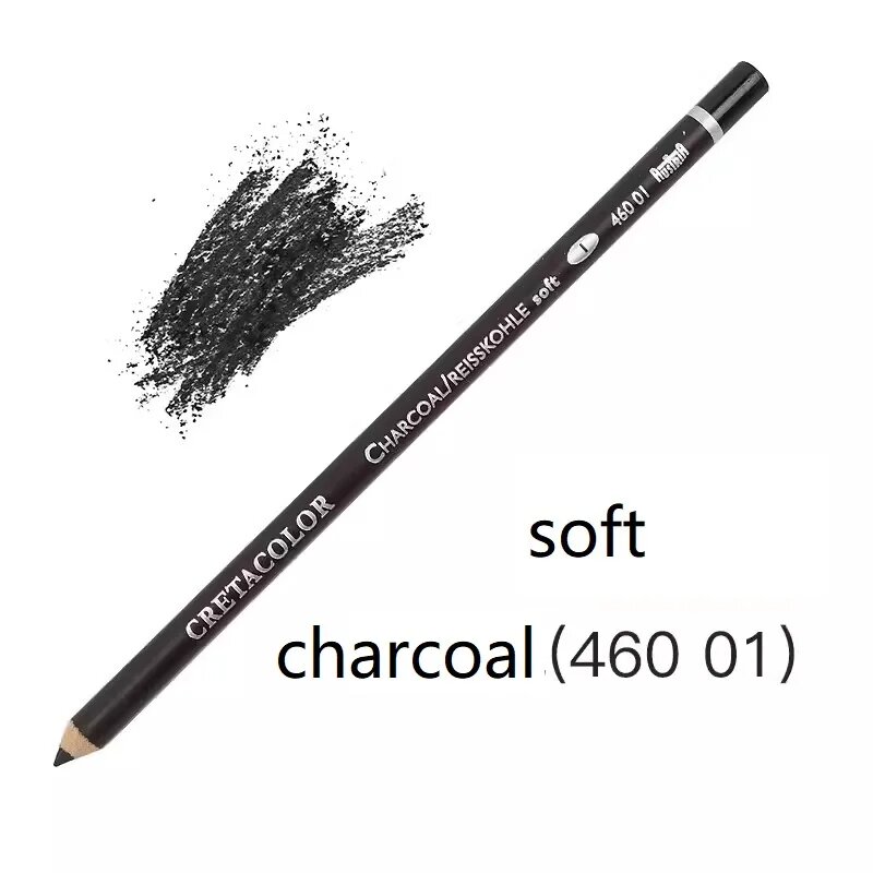 CRETACOLOR угольный карандаш Charcoal (460 01) soft