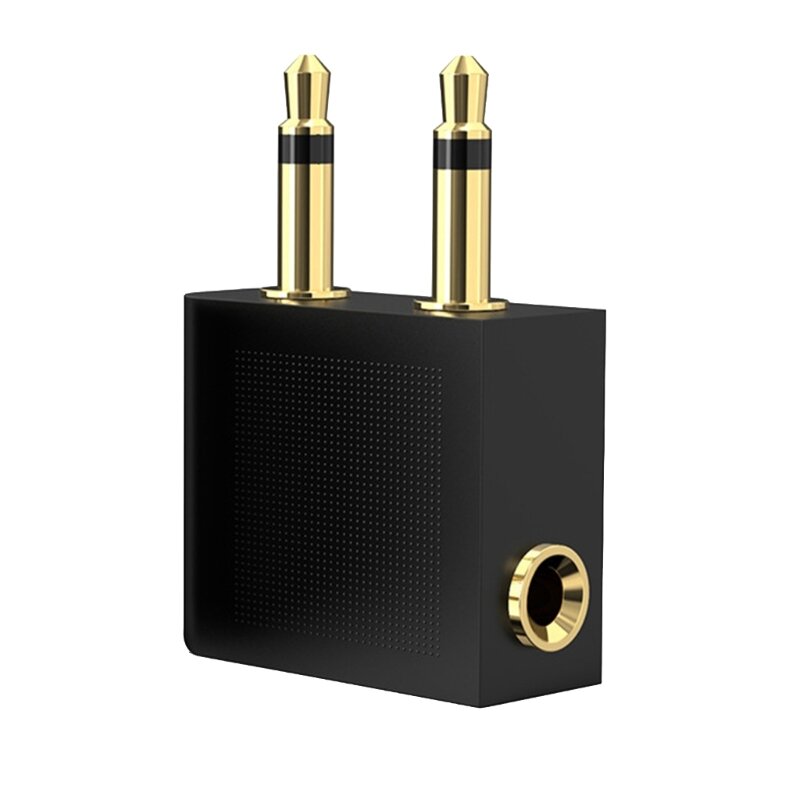 Адаптер для подключения наушников с 3,5-мм разъемом Sound Y Splitter для развлечений в полете