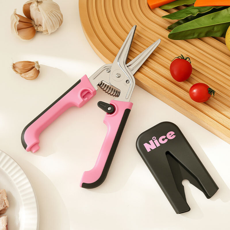 Кухонные ножницы высокой твердости, острые, мощные ножницы для куриных костей, полностью из нержавеющей стали, специальные ножницы для куриных, утиных и гусиных костей с большой головкой