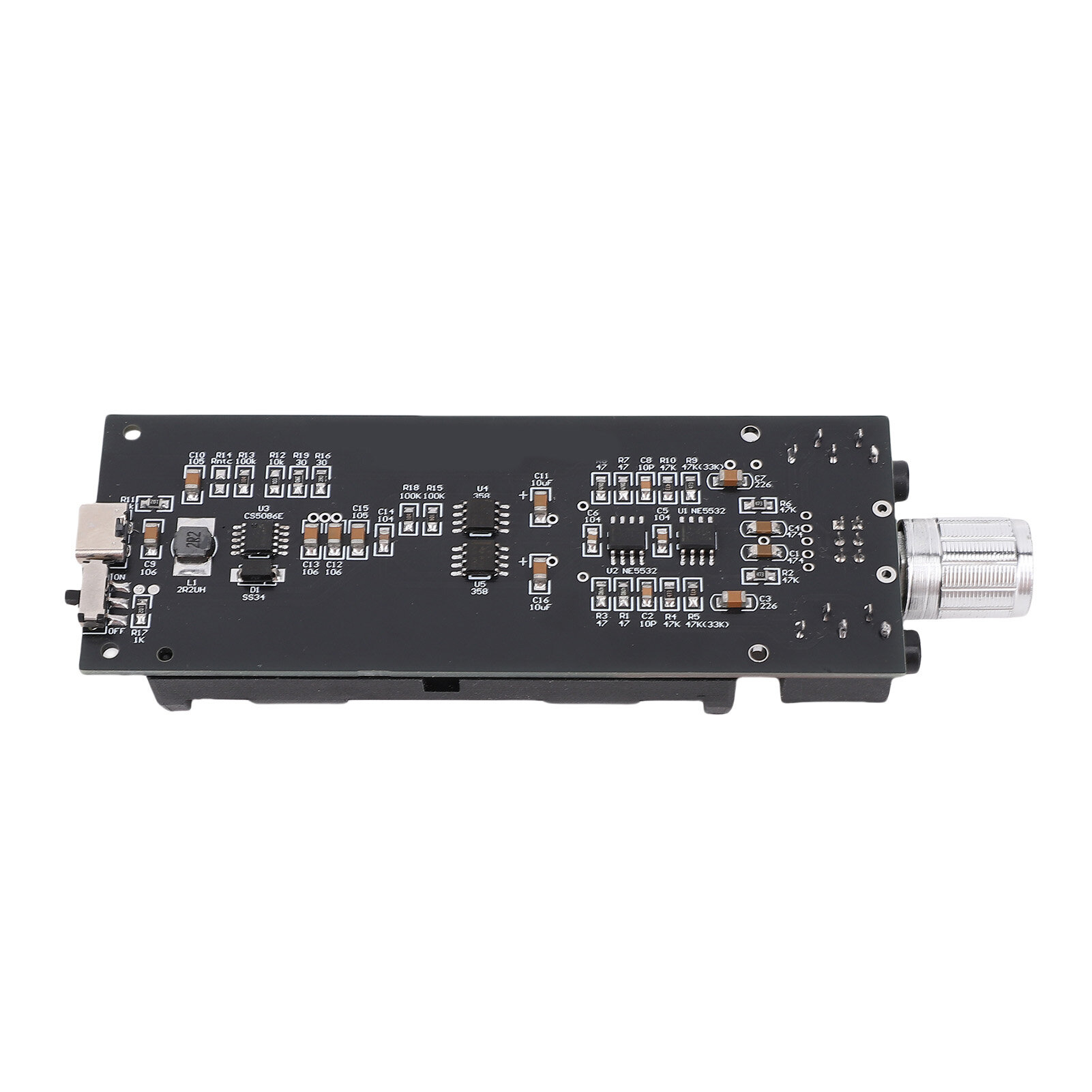 47HiFi NE5532 Плата усилителя для наушников PCB Перезаряжаемый модуль усилителя для наушников Замена 2A