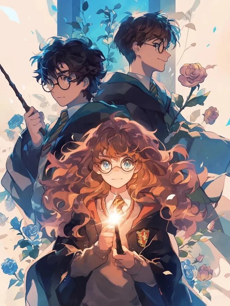 Алмазная Картина "Гарри Поттер" 40х50 См Алмазная Вышивка / Картина Стразами Подарков