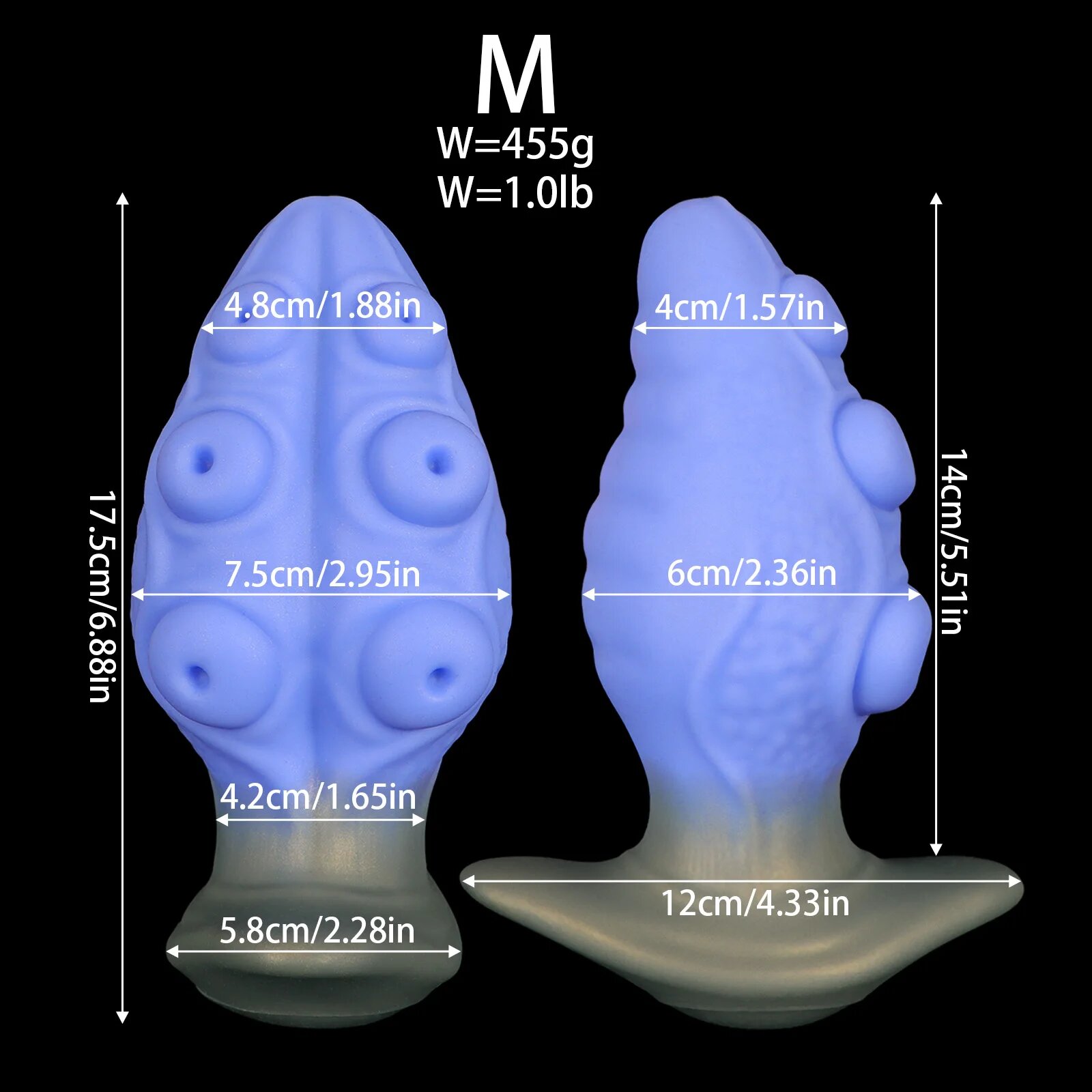 Новая щупальце, анальная пробка/монстр, фаллоимитатор, огромная анальная пробка, силиконовая M