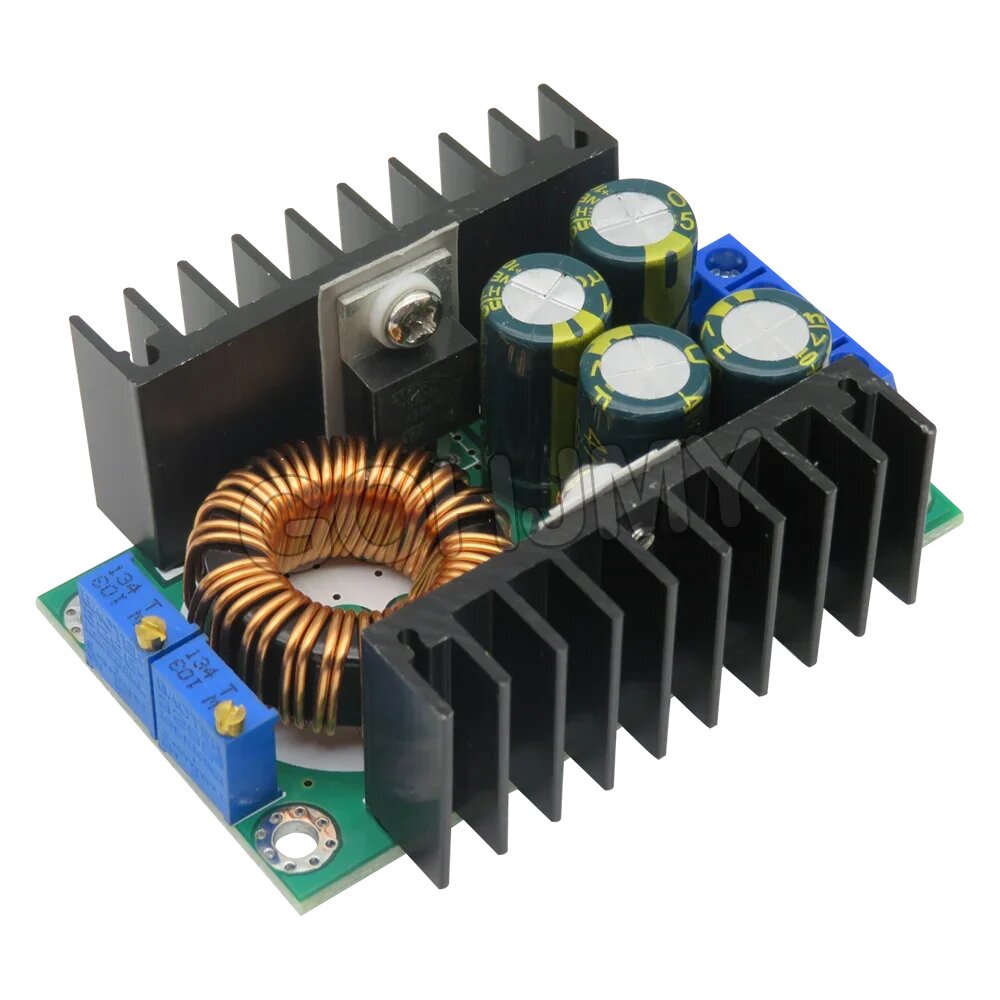300W DC-DC повышающе-понижающий модуль, Green