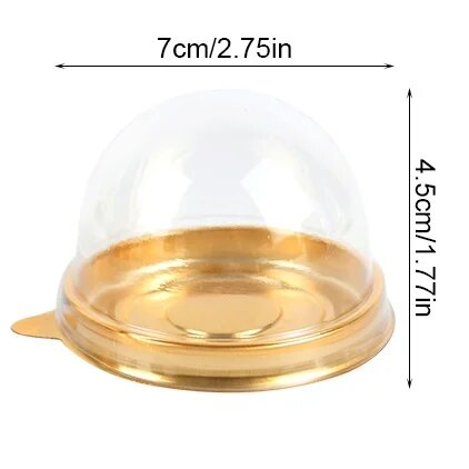 Прозрачные мини-коробки для кексов ZQCXLD A01, 20pcs