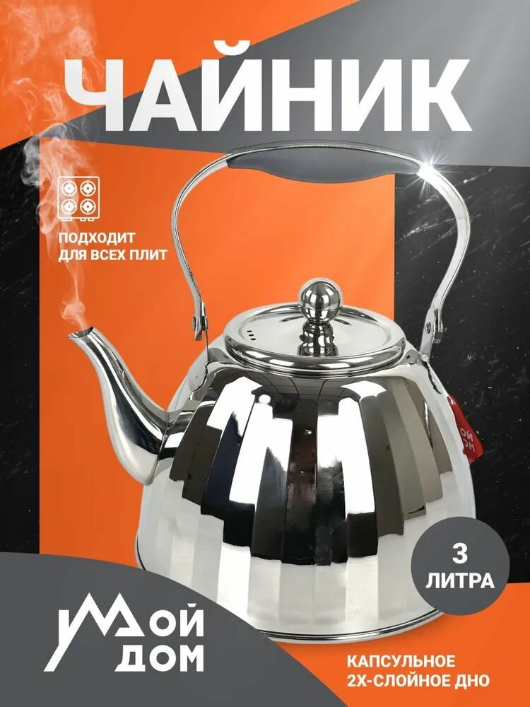 Чайник "Чайники Мой дом", 3 л
