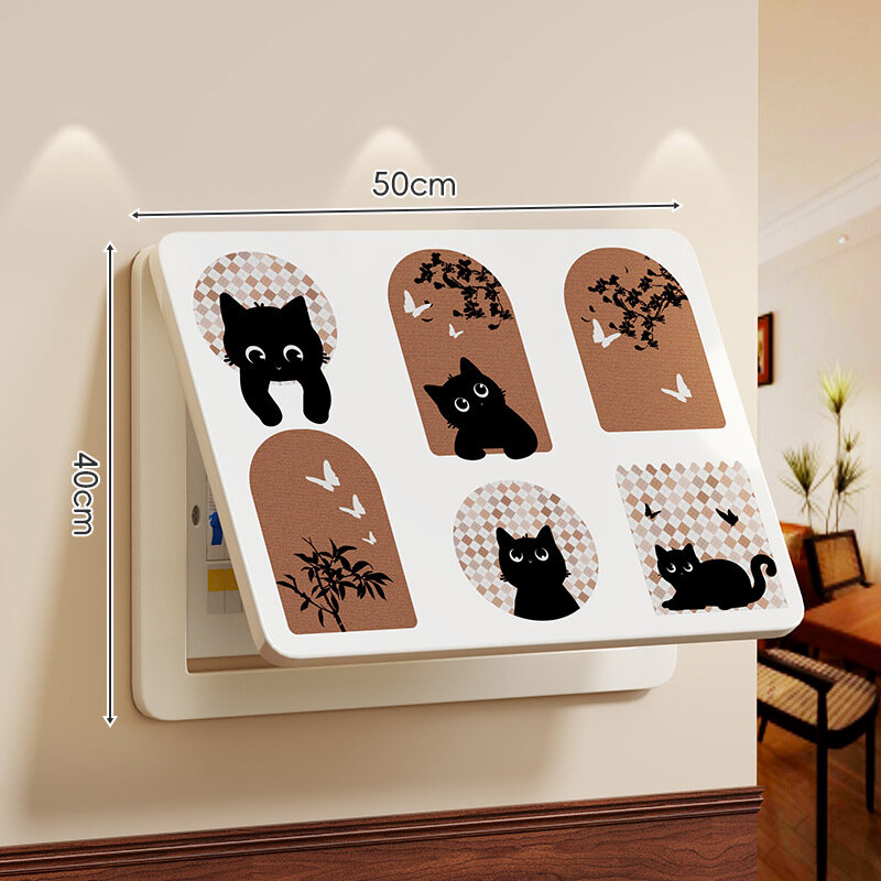 Декоративная картина для крышки электрического счетчика, ультратонкая картина для распределительной коробки, без сверления, подвесная картина для гостиной, мультимедийная настенная живопись