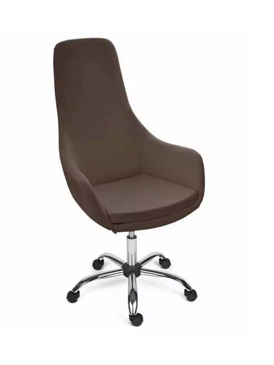 Офисное компьютерное кресло Factor Квант M +, обивка экокожа, цвет коричневый