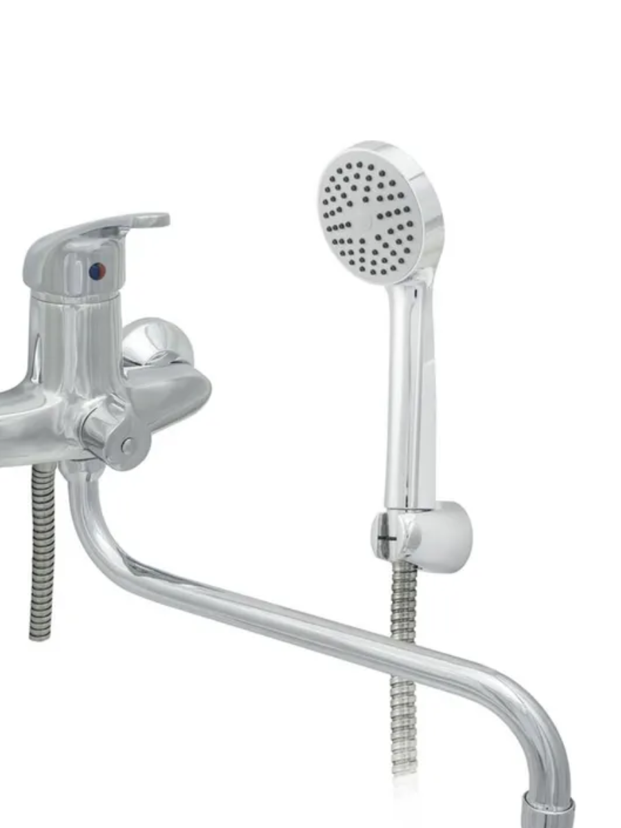 Смеситель ванна однорук ЦС-СМ 300-4 ЭКО D-35 М-42 круглый излив 300ММ ЦС