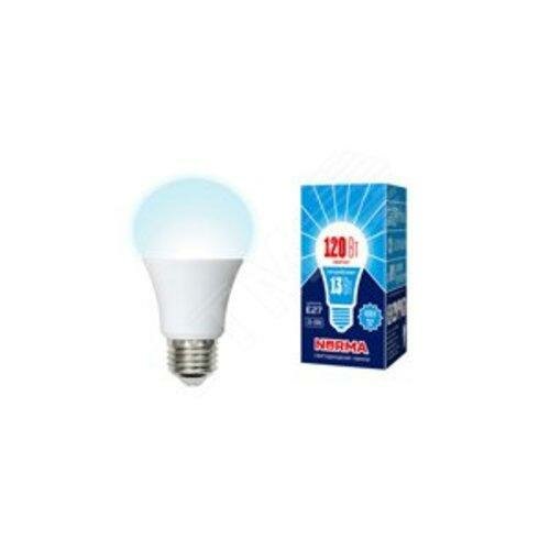 Лампа светодиодная 13W LED-A60-13W/NW/E27/FR/NR форма "А" белый матовая 4000К NORMA VOLPE UNIEL