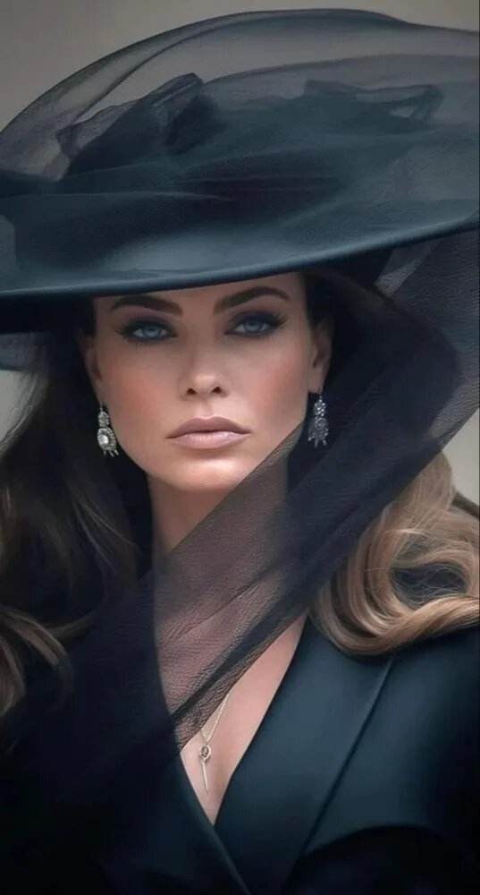 Алмазная Мозаика "Девушка В Шляпе" 40x50 См Алмазная Вышивка / Картина Стразами Подарков / Украшения