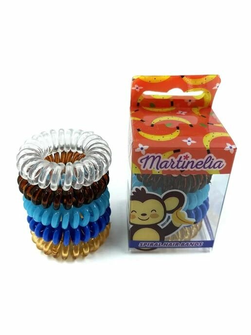 MARTINELIA Резинка для волос, 5 шт, оранжевый