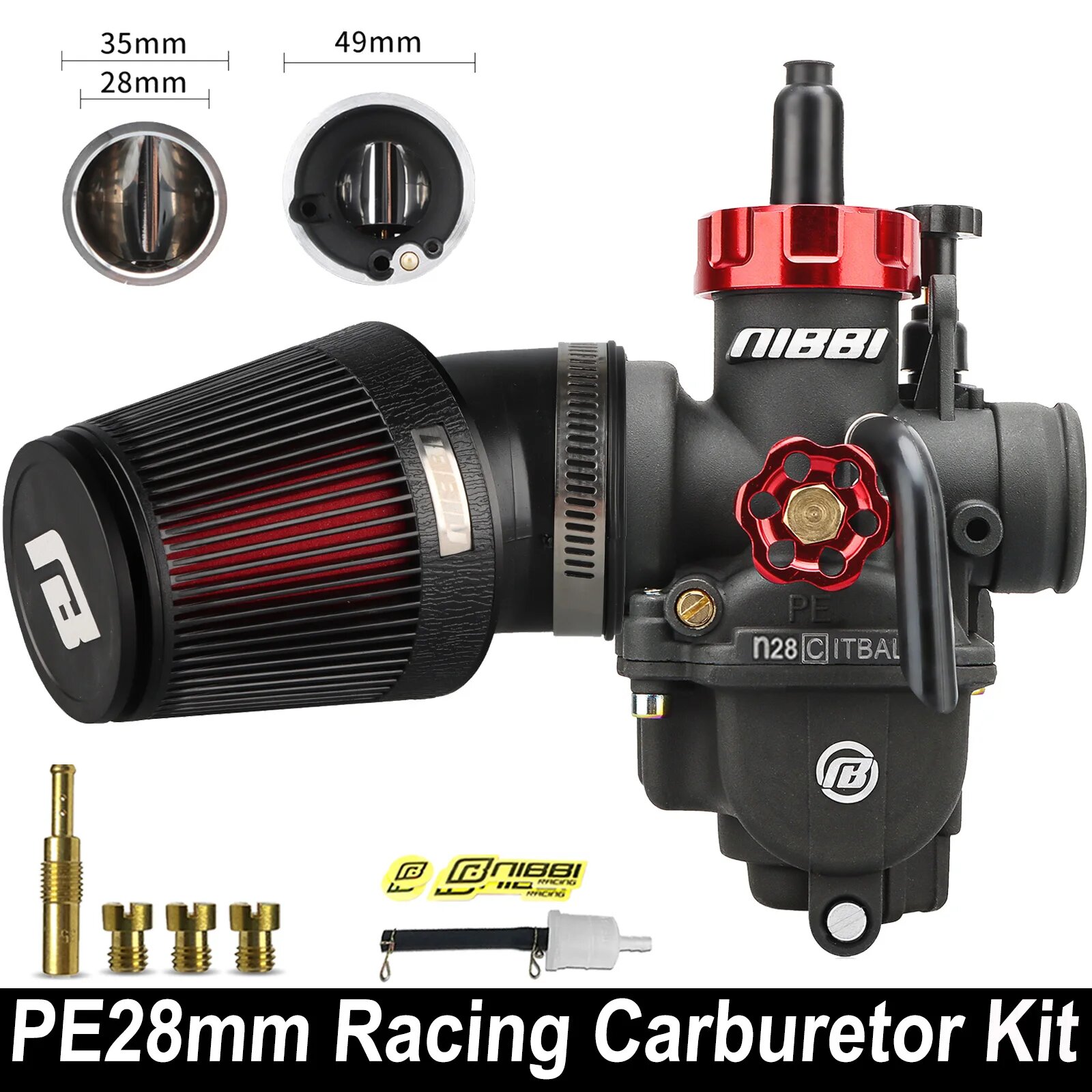 PE28 Racing Kit Карбюратор NIBBI с фильтром