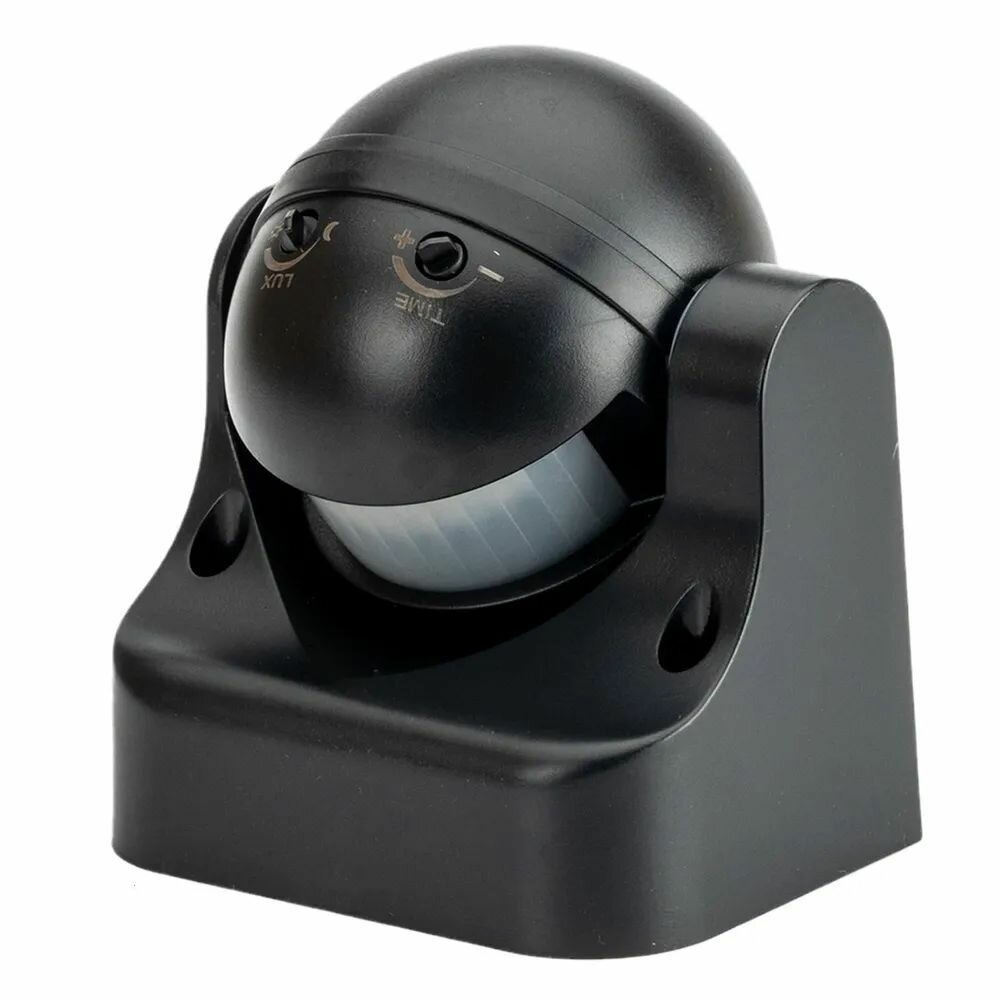 Умный датчик движения для автоматического освещения, Черный