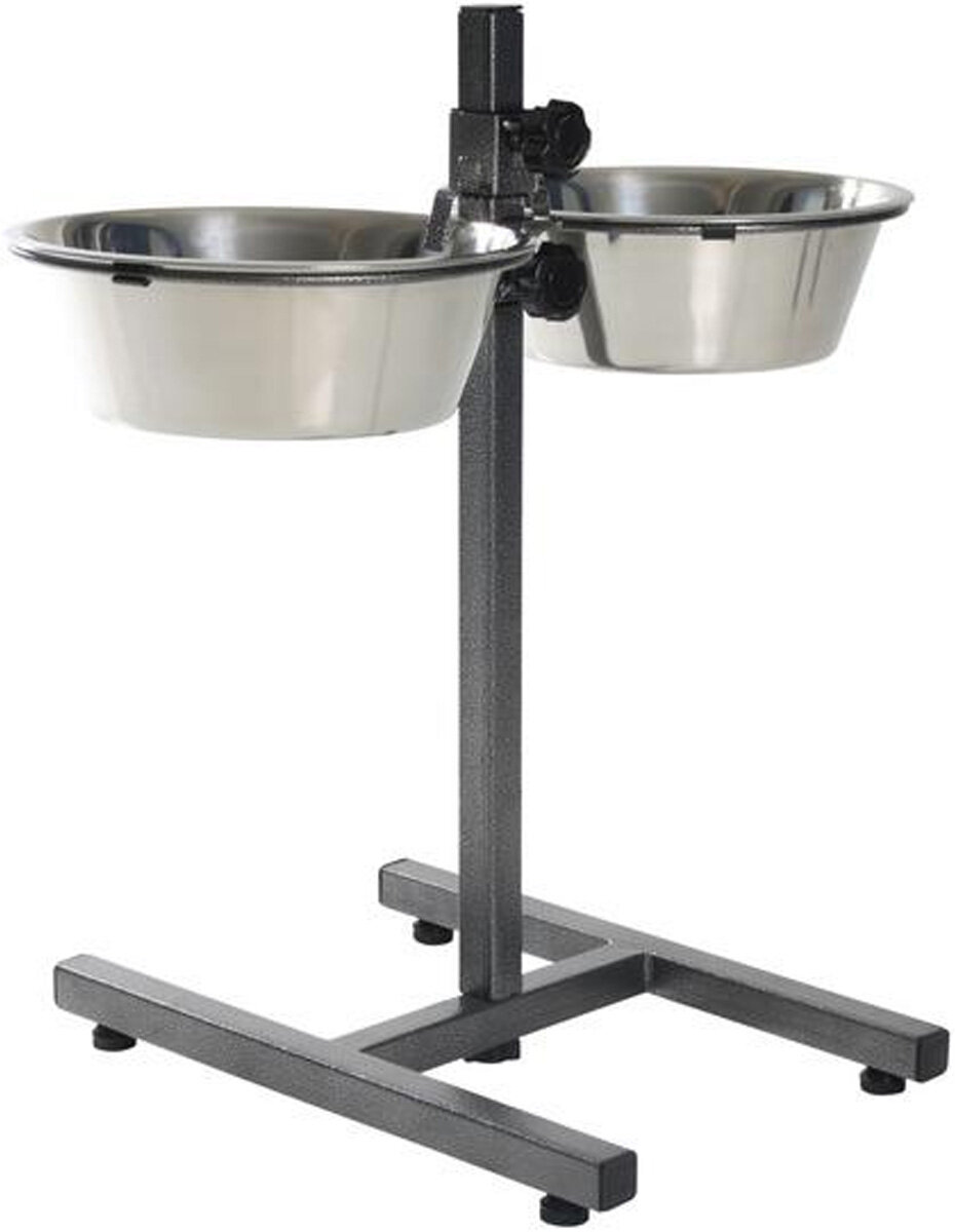 Стойка с мисками для собак металлическая Trixie (2 х 1,8 л)