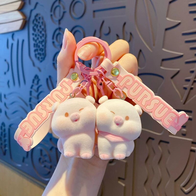 2024, новый автомобильный брелок для женщин, изысканный милый кукла для мальчиков, школьная сумка, подвеска, пара