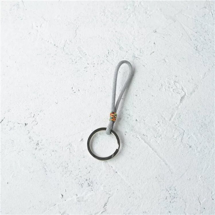 Брелок для ключей из плетеной веревки ручной работы для мужчин и женщин, ремешок для ключей ручной работы, креативный и