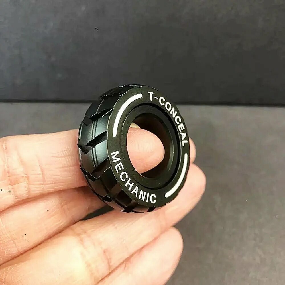EDC коллекционное издание кольца для пальцев в форме сегмента колеса - игрушка для антистресса, фиджет-слайдер в подарок, сдвг