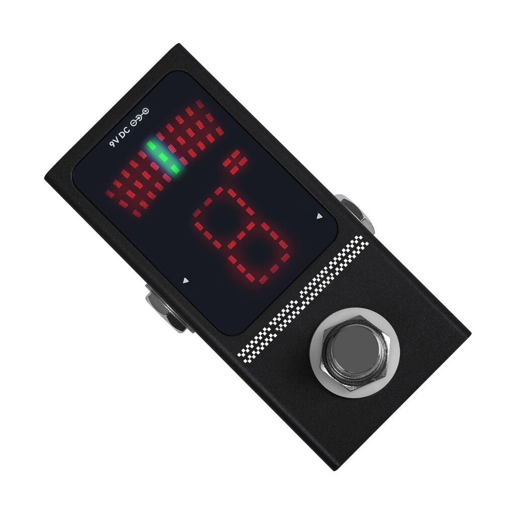 Мини-педальный тюнер-тюнер для гитары, бас-монолитный эффектор