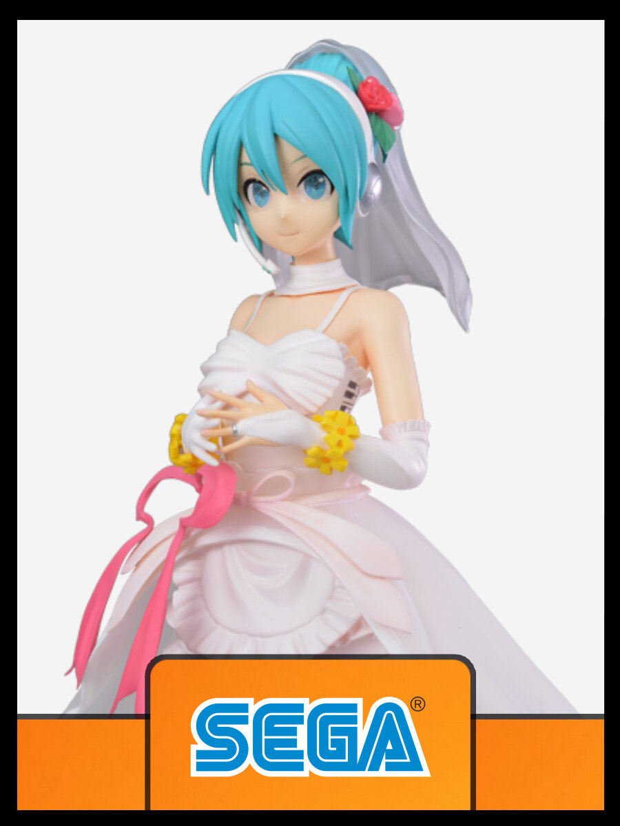 Оригинальная фигурка Hatsune Miku от Sega из Vocaloid / Хацунэ Мику «Вокалоид» 23 см