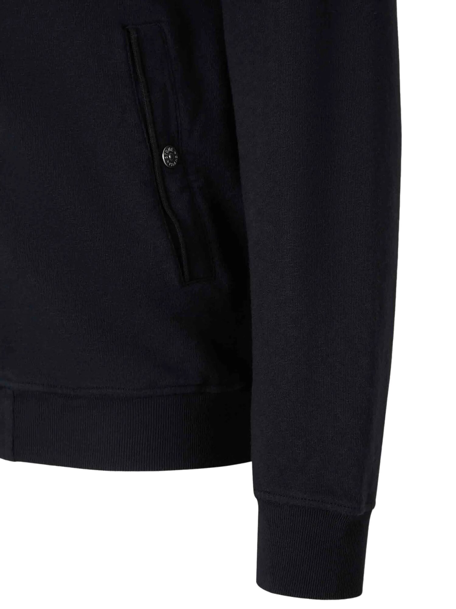 Свитер Stone Island Zip-up patch sweater, размер M, , синий — фото 1