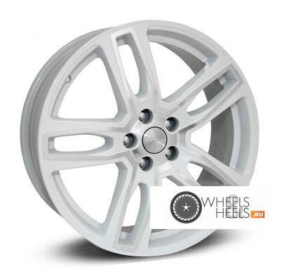 Диск автомобильный литой Скад Женева 18x7 5x114.3 et40 dia67.1 Белый с полированной лицевой поверхностью