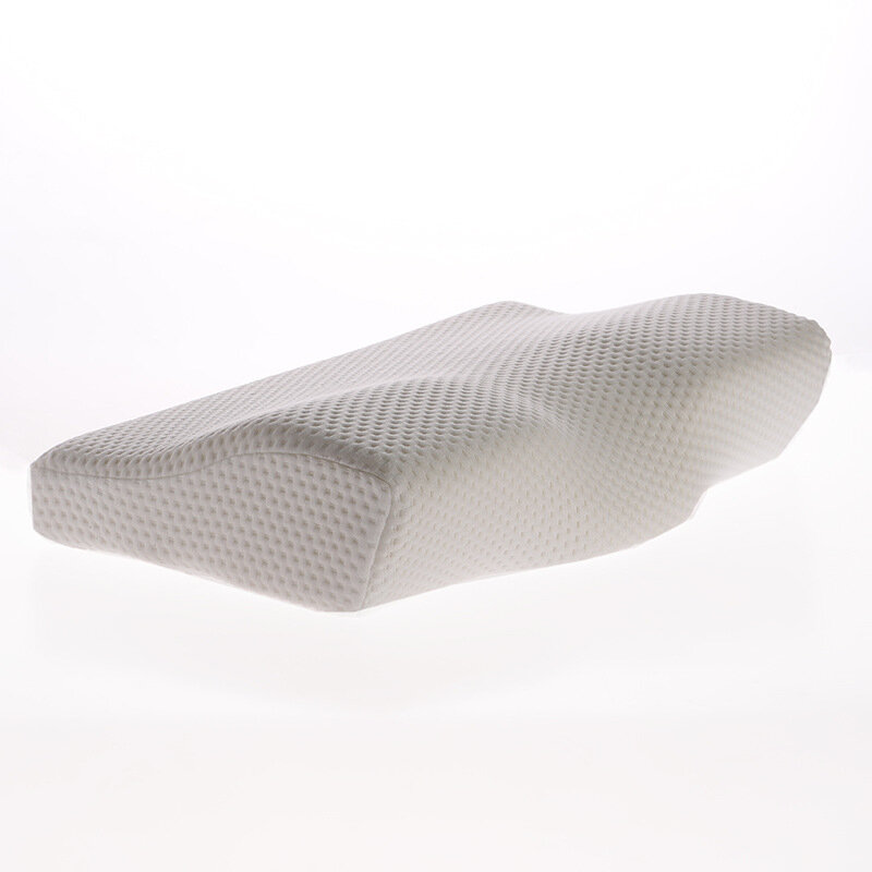 Подушка с эффектом памяти в форме бабочки, подушка для защиты шеи, подушка против храпа, подушка с сердцевиной из велюровой пены с эффектом медленного восстановления формы.