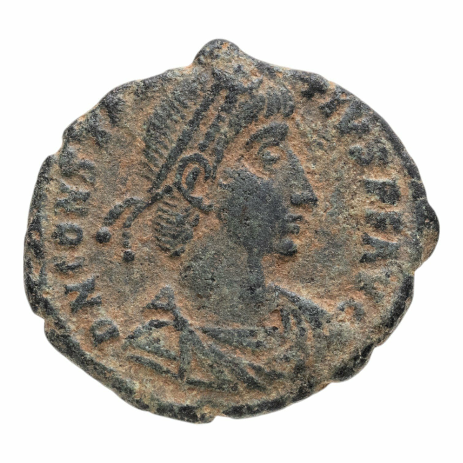 Римская империя, Констанций II, 337-361 годы, Центенионалий , Медь, в сохранности VF