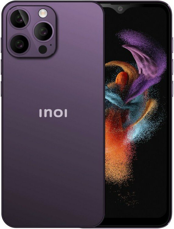 Смартфон INOI Note 13s, 5000 мА/ч, 128+4 Гб, Темный фиолетовый