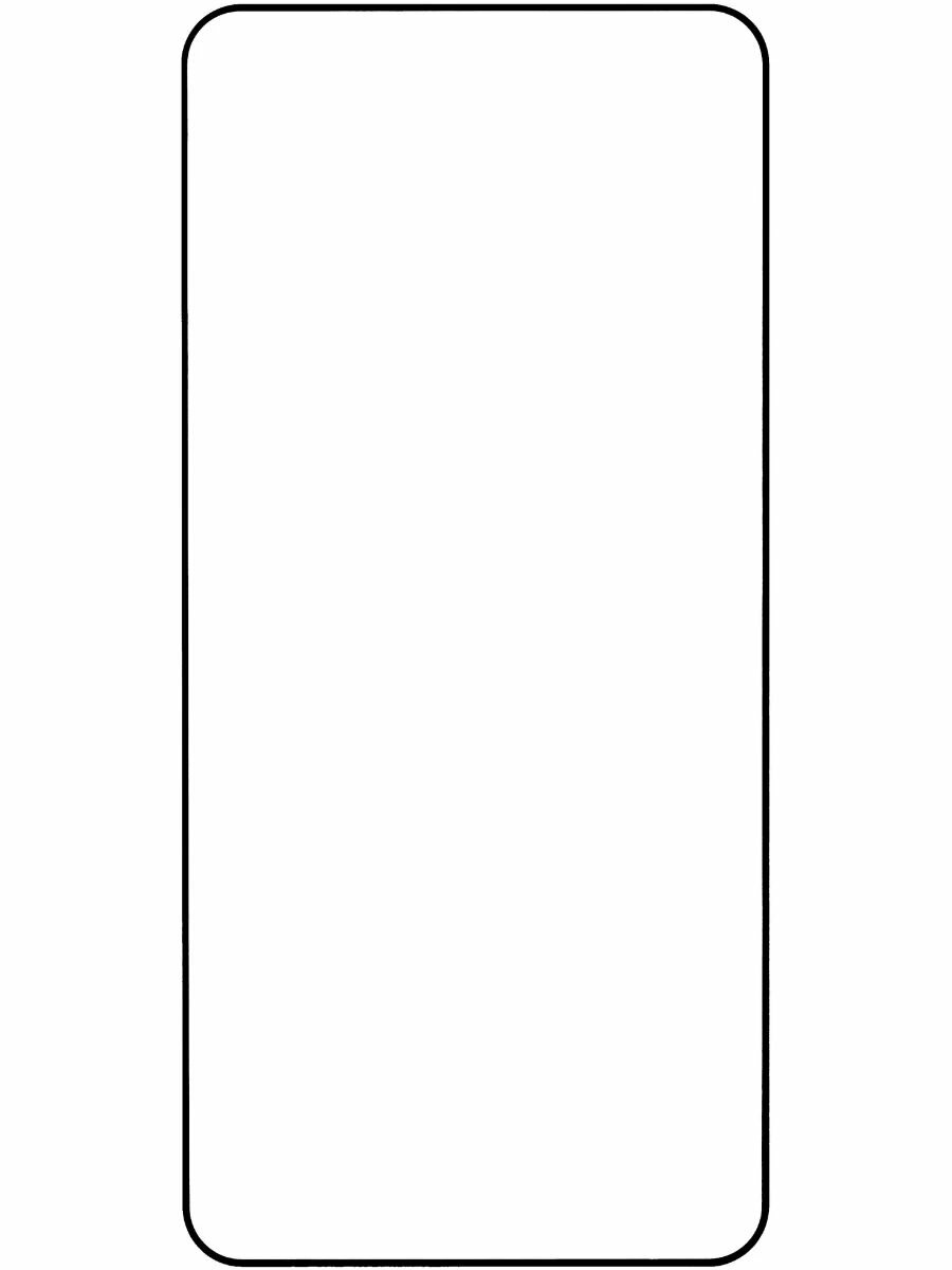 Защитное стекло Borasco Full Glue для смартфонов Samsung Galaxy S24+/ S25+, с черной рамкой