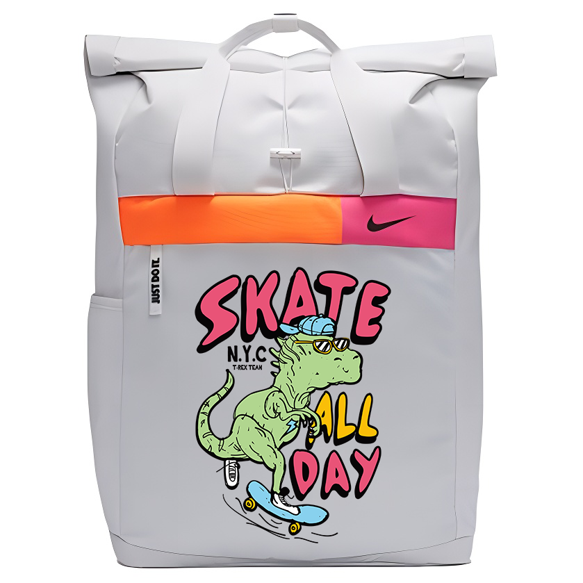 Рюкзак унисекс Nike Polyester Regular, светло-серый