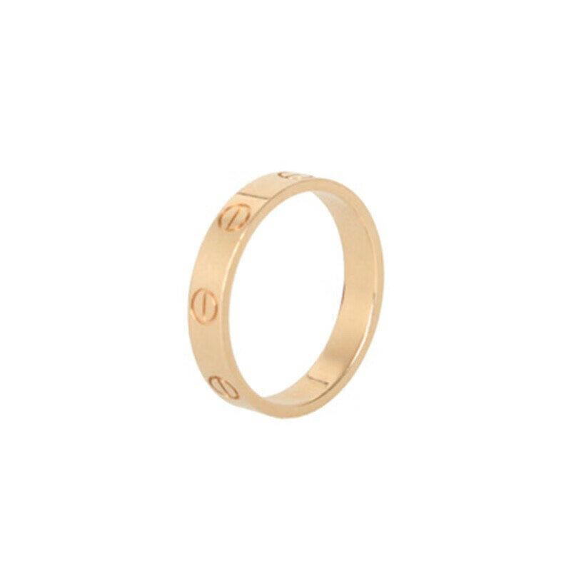[Подержанные 99 новых] Cartier Cartier Love Series № 54, узкая версия, кольцо из розового золота 18 карат