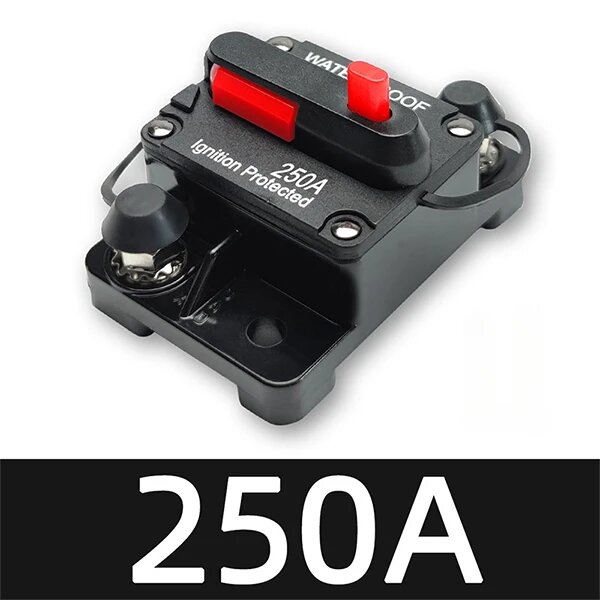 Водонепроницаемый Автоматический Выключатель 20А-300А 12В-48В С Ручным Сбросом Для 250A (DLQ-F)