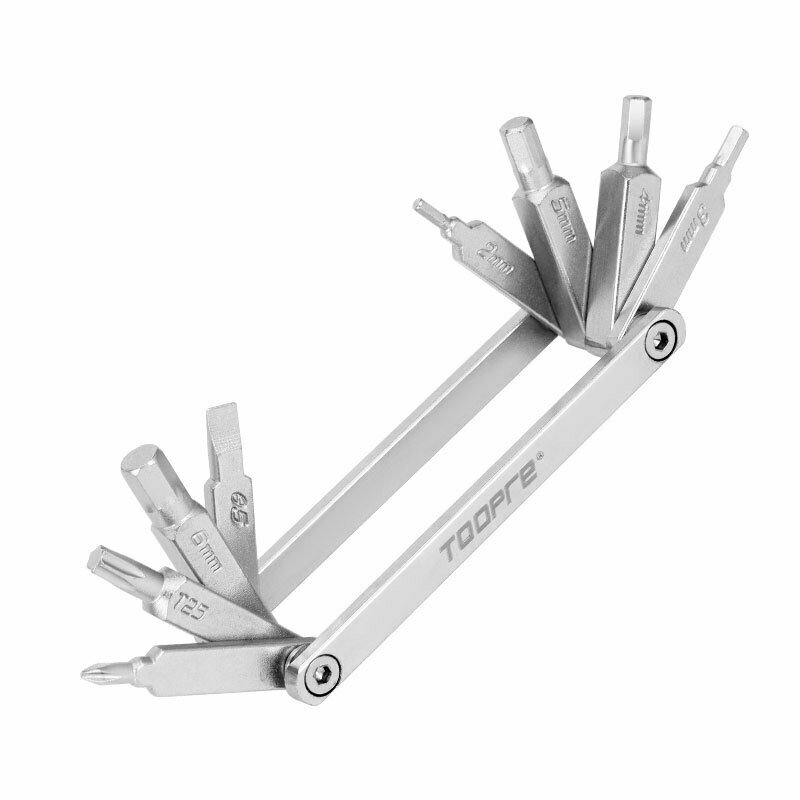 Инструменты для ремонта велосипедов TOOPRE, многофункциональный набор для ремонта и разборки горного велосипеда, шестигранный ключ, отвертка, гаечный ключ