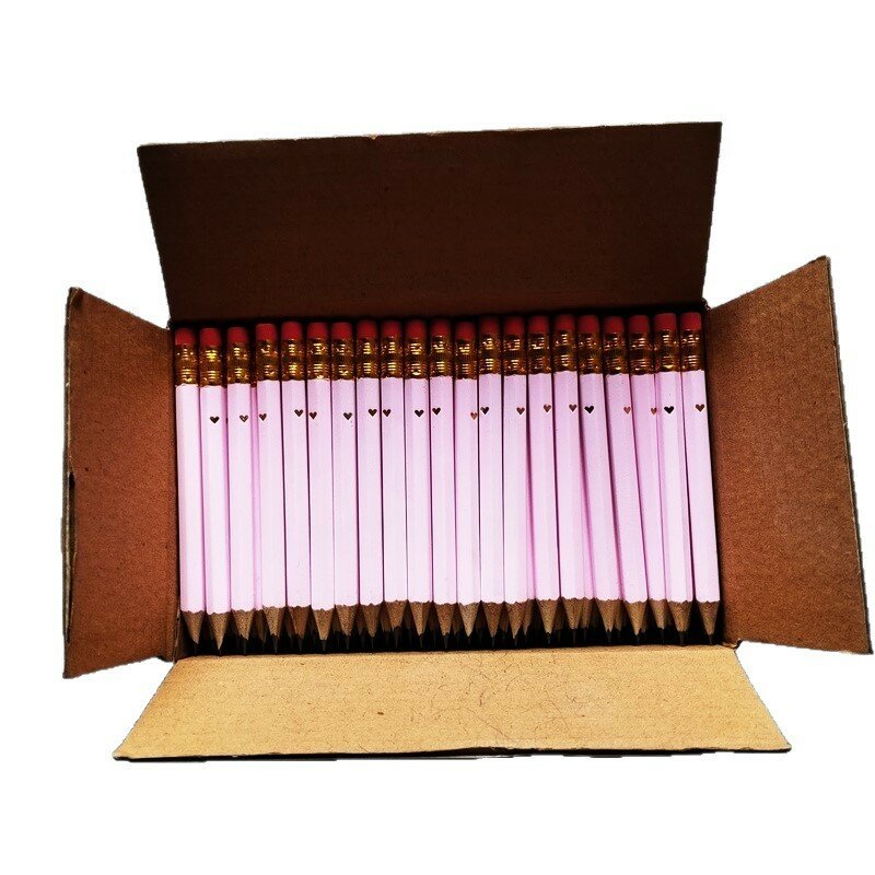 Прямые поставки от производителя: мини-карандаш в форме сердца, 4inch коротких карандашей, специальное предложение для свадебного сезона, маленький карандаш, горячая распродажа