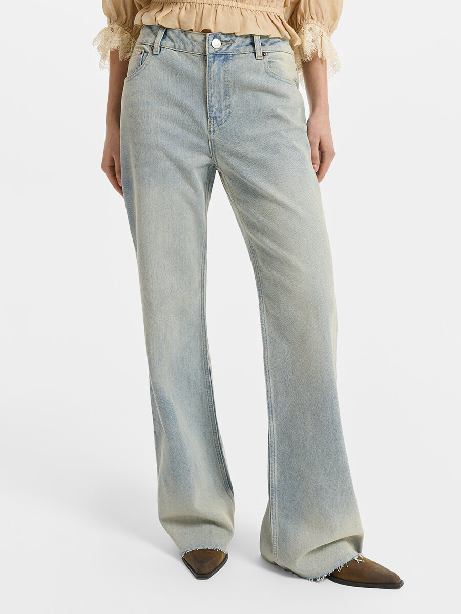 Джинсы клеш 