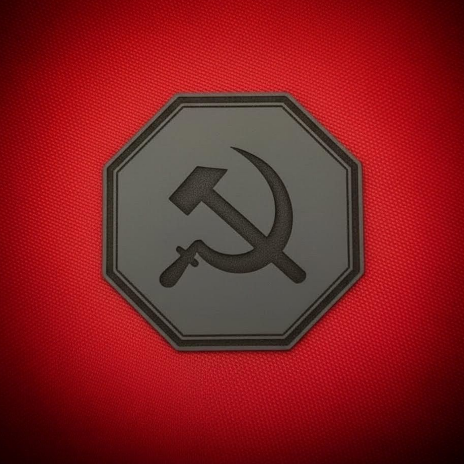 Титановый Патч Шеврон на липучке "Флаг - Герб СССР Советский Союз