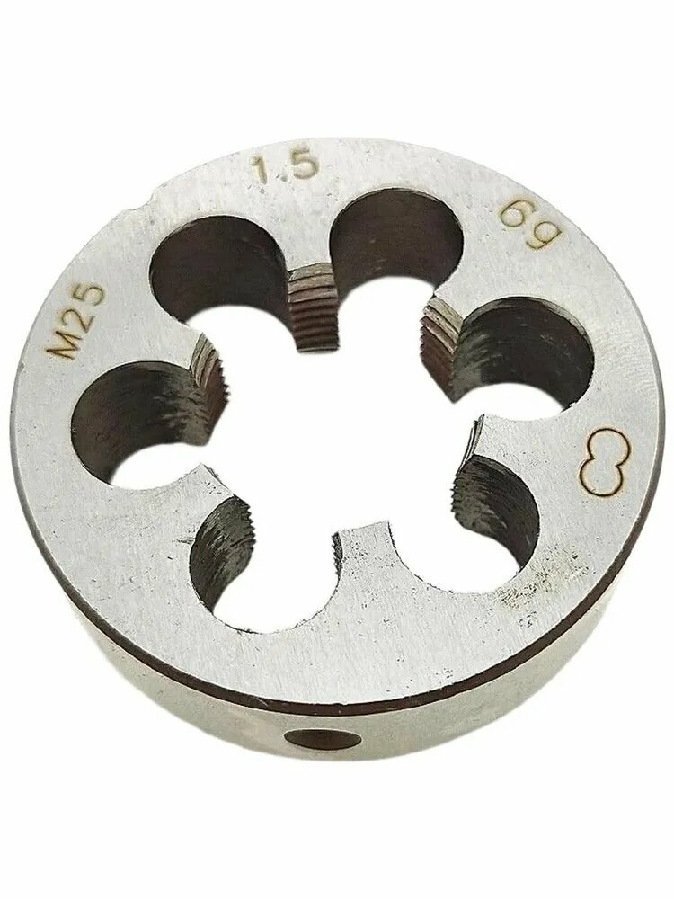 Плашка ручная, правая, М25х1,5, Сталь инструментальная, 1 штука, FUDO